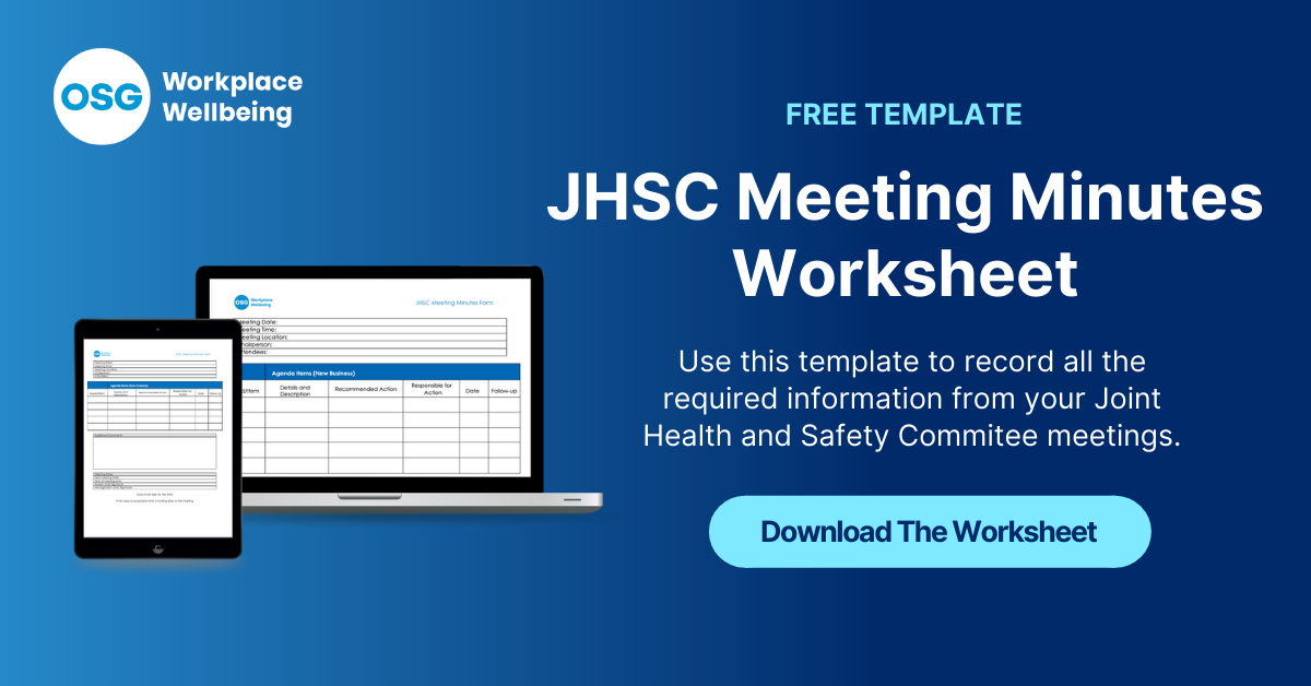 JHSC Meetings Minutes Download - OSG